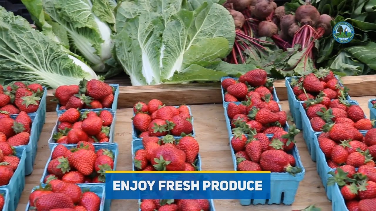 Chesterfield County Farmers Market is now open! - YouTube