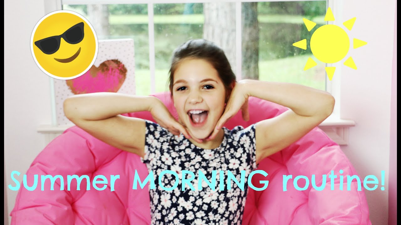 Morning routine summer edition | Annie's morning routine for summer ...
