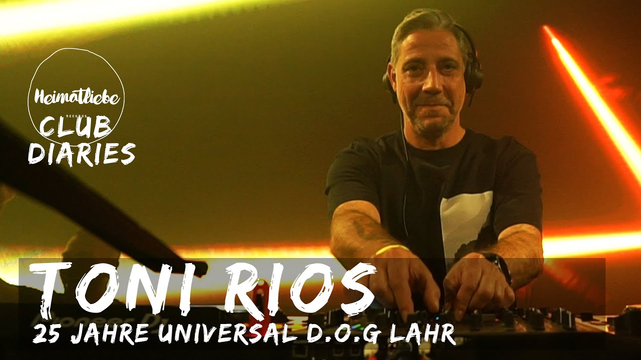 Toni Rios for Heimatliebe Rec. Club Diaries @ 25 Jahre Universal D.O.G. (Techno, DJ Set) - YouTube