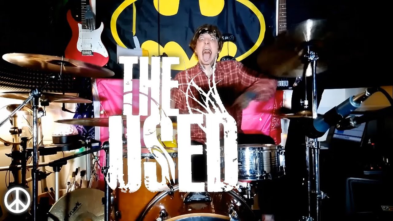 The Used - Pretty Handsome Awkward (DRUM COVER - YouTube