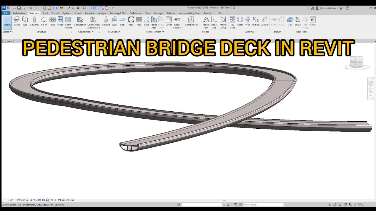 Bridge Deck in Revit. - YouTube
