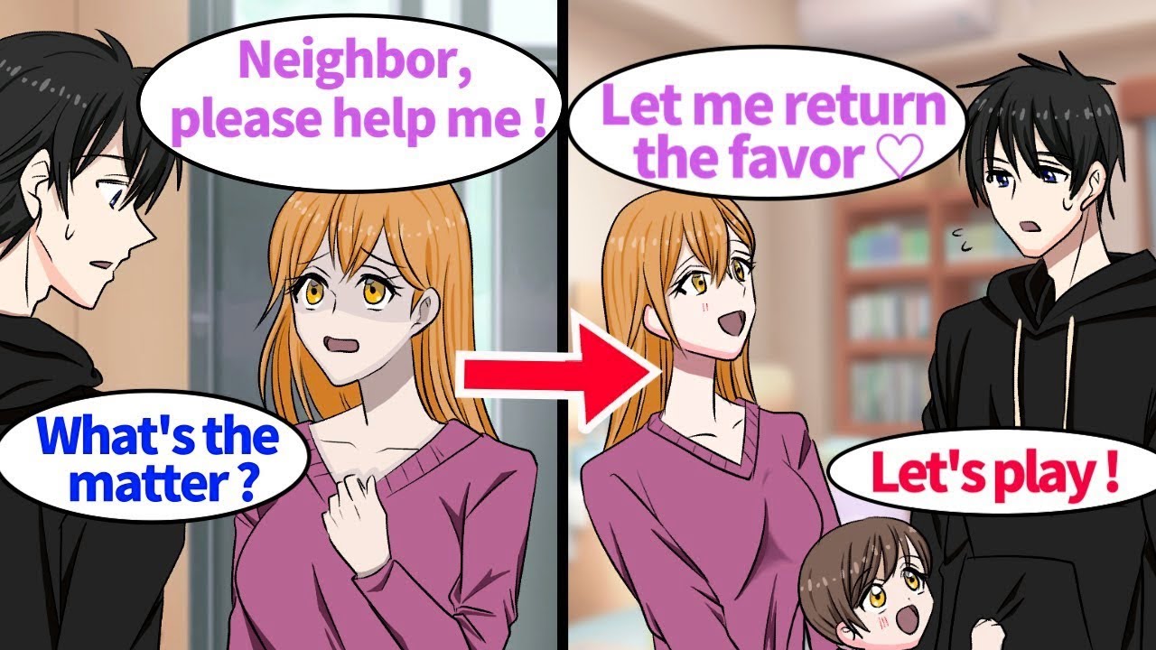 【Comic Dub】Struggling Alone, I Met a Neighbor’s Single Mother Who ...