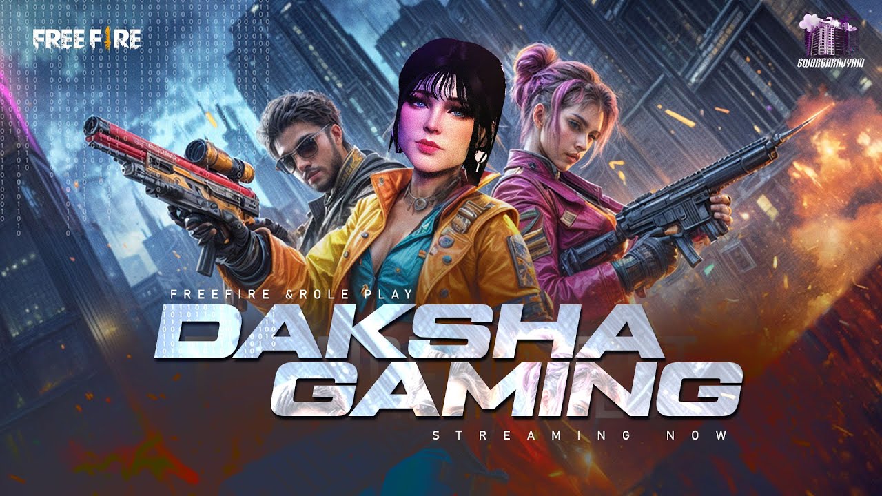 FREEFIRE || SWARGARAJYAM - Girl Streamer#ffmalayalam #freefiremax #swargarajyam #roleplay # ...