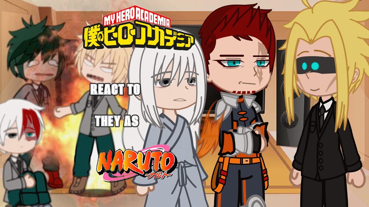 mha react to them as naruto characters [pt 1] all might as naruto ...