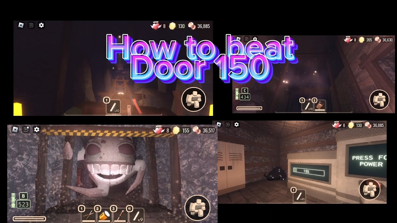 How to beat door 150 in roblox doors! - YouTube