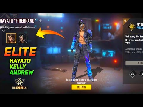 Free Fire Elite hayato Character Skill Change Elite kelly, elite hayato ...