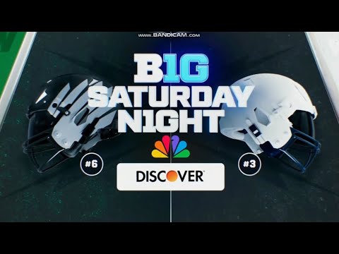 Big Ten Saturday Night on NBC intro | 6 Oregon @ 3 Penn State | 9/27 ...