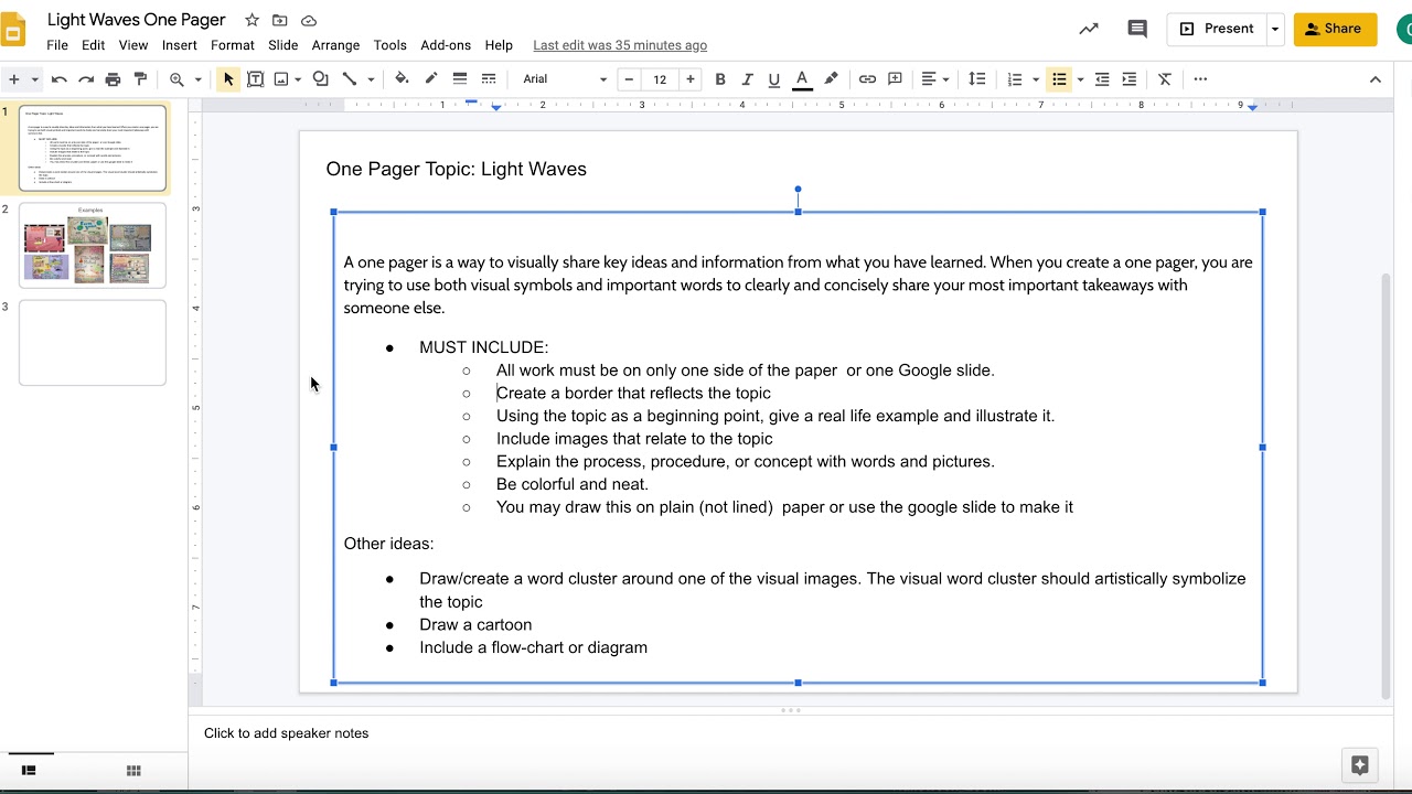 light waves one pager - YouTube