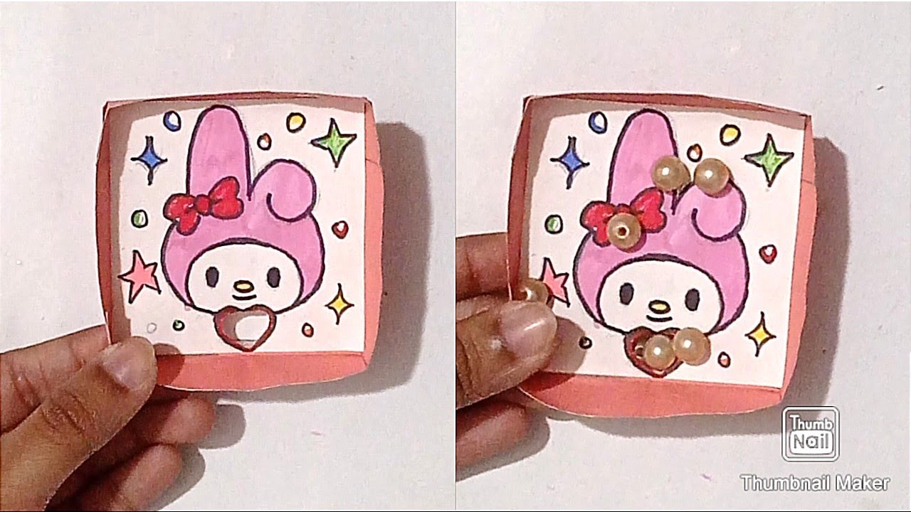 PAPER SANRIO TOY | How to make diy sanrio game | mini sanrio game | diy ...