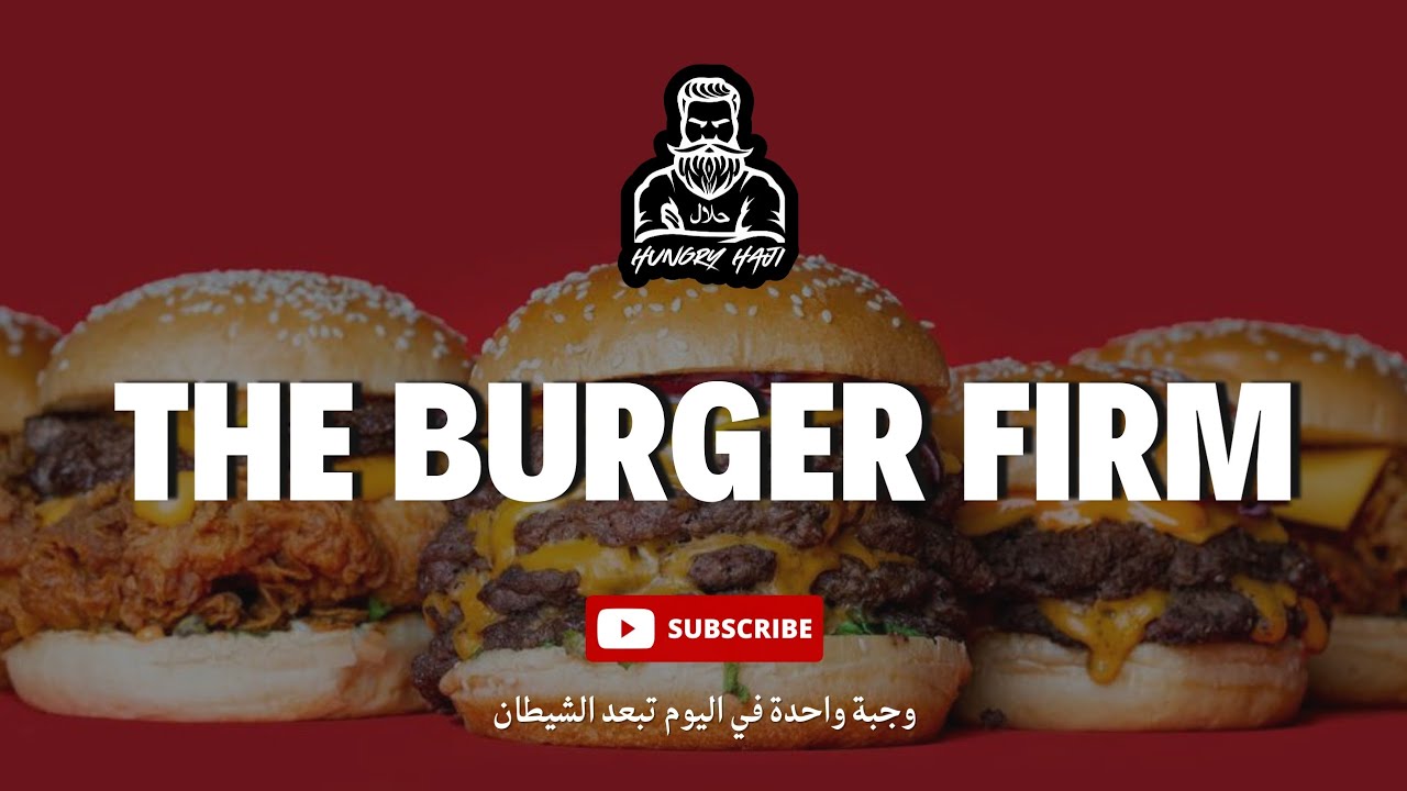 HUNGRY HAJI X THE BURGER FIRM - YouTube