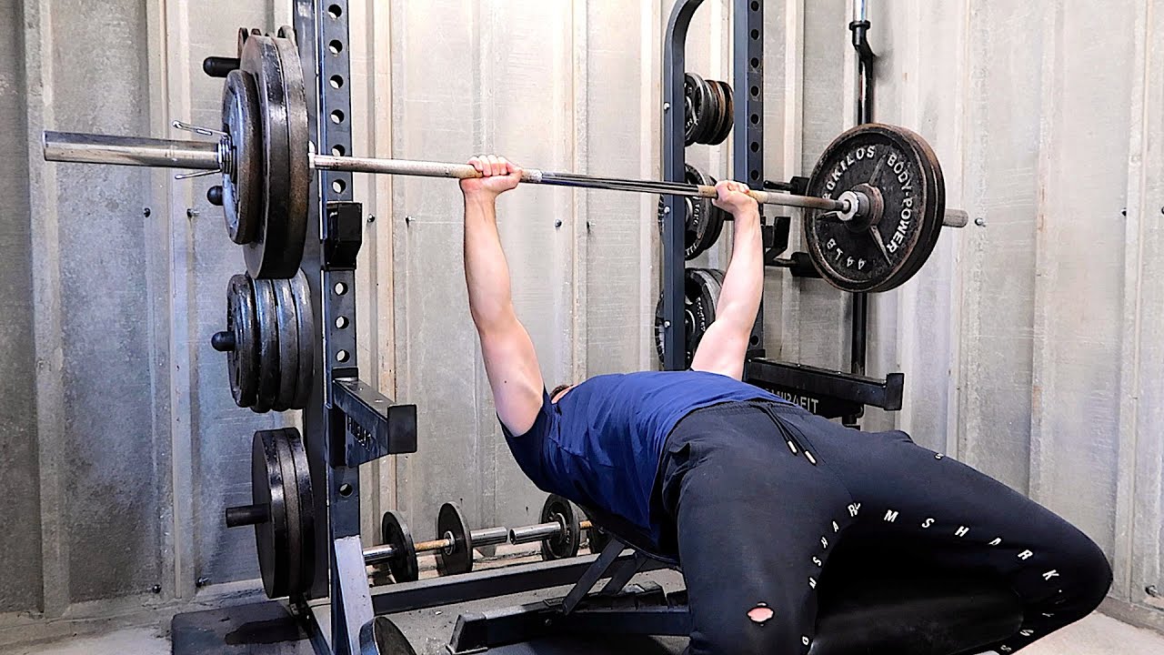 120kg x 3 Bench Press - YouTube