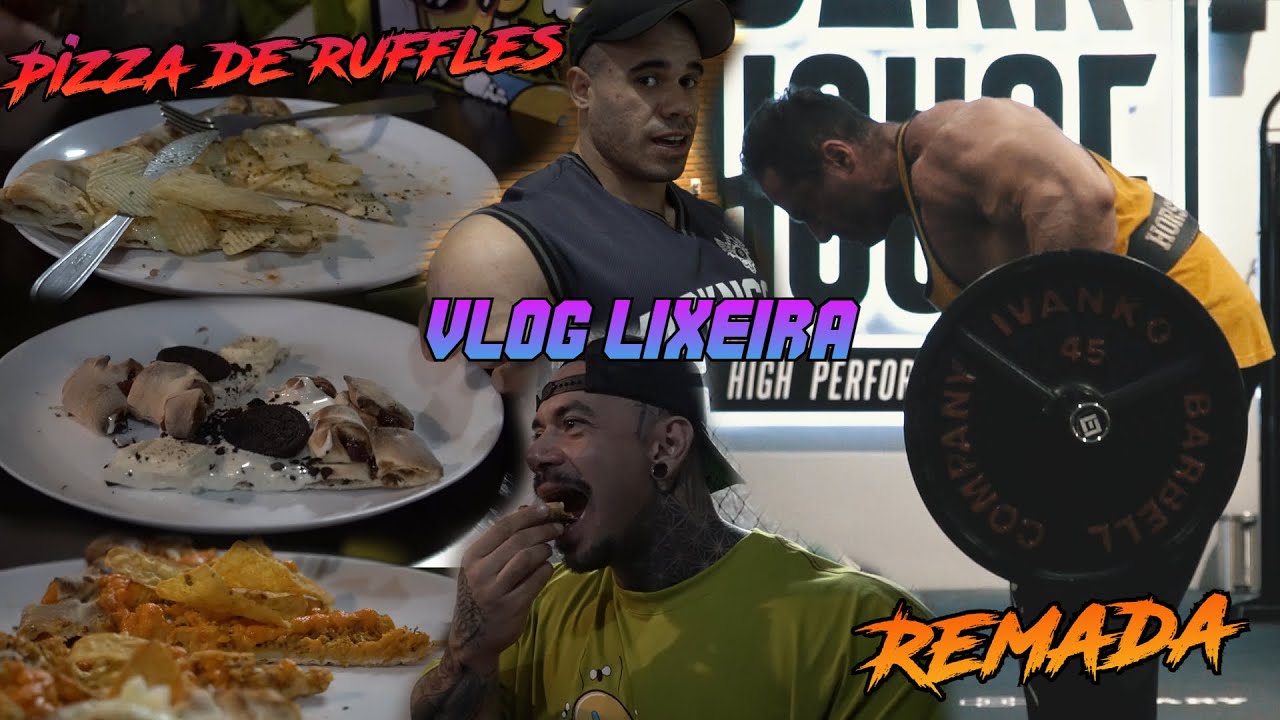 MORAES EXPERIMENTOU A PIZZA DE RUFFLES! NINJA FAZENDO REMADA CURVADA ...