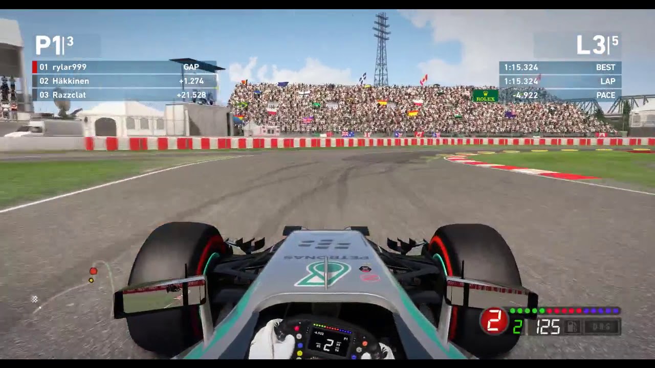 F1 2014 Online Race Canada 5L #202 (hakinen, razzclat, rylar) - YouTube