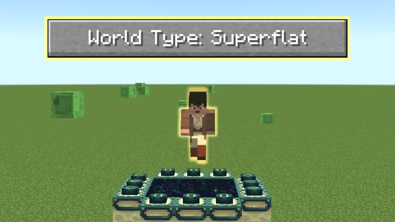Beating Minecraft in Superflat World (Can I Do It?) - YouTube