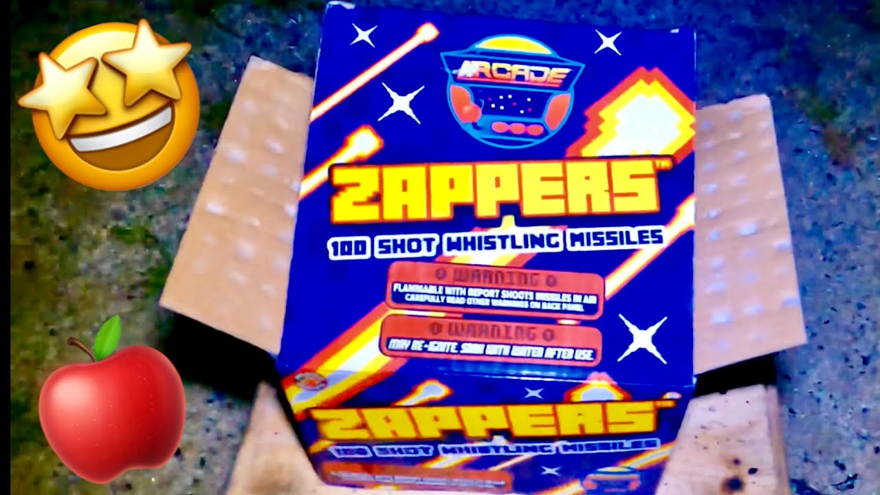 RED APPLE FIREWORKS 🍎 ZAPPERS 💯 SHOTS - YouTube