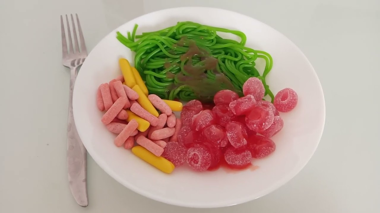 💖Gummy Spaghetti x Macaroni with Corn and Carrot!💖 - YouTube
