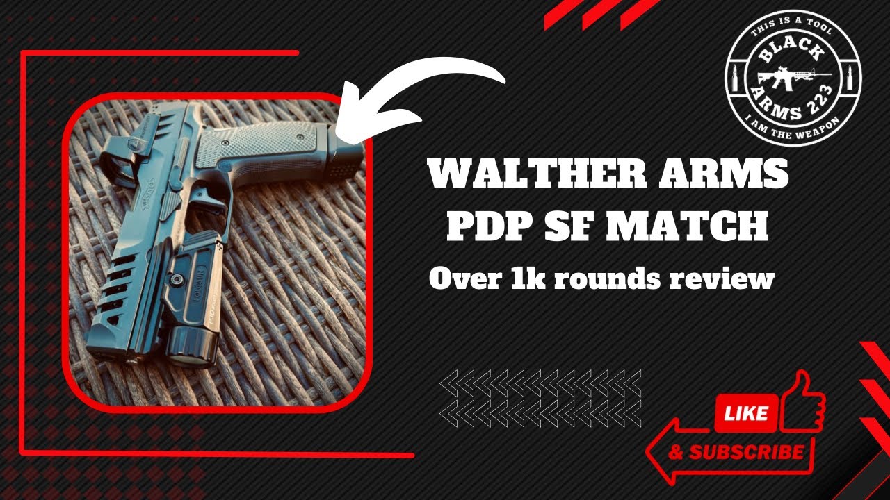 Walther PDP steel frame 1000rd review - YouTube