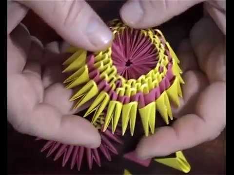 Модульное оригами. Начало сборки.