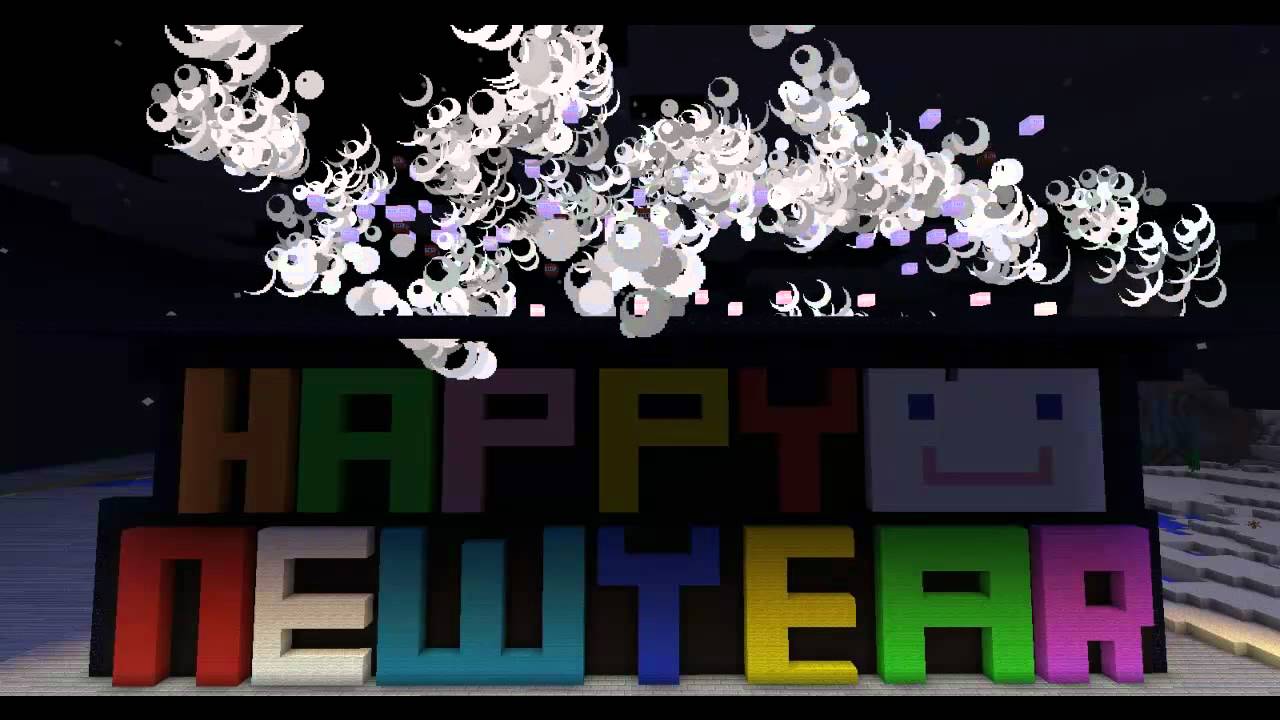 Minecraft: Happy new year!! + GREAT GIVEAWAY!!! - YouTube
