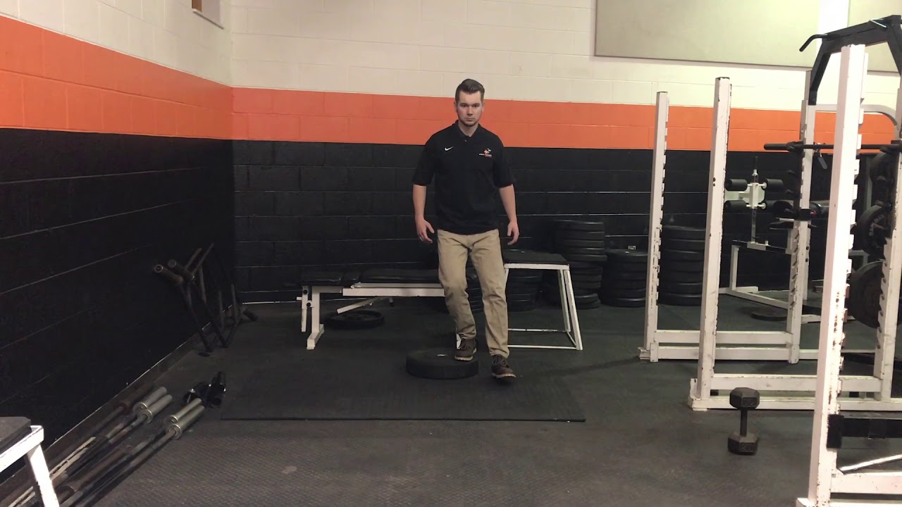 Eccentric Heel Taps - YouTube