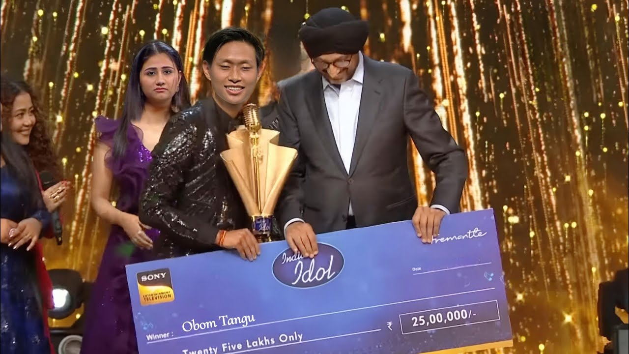 Indian Idol Season 14 Winner | Obom Tangu Indian Idol 14 | Indian Idol ...