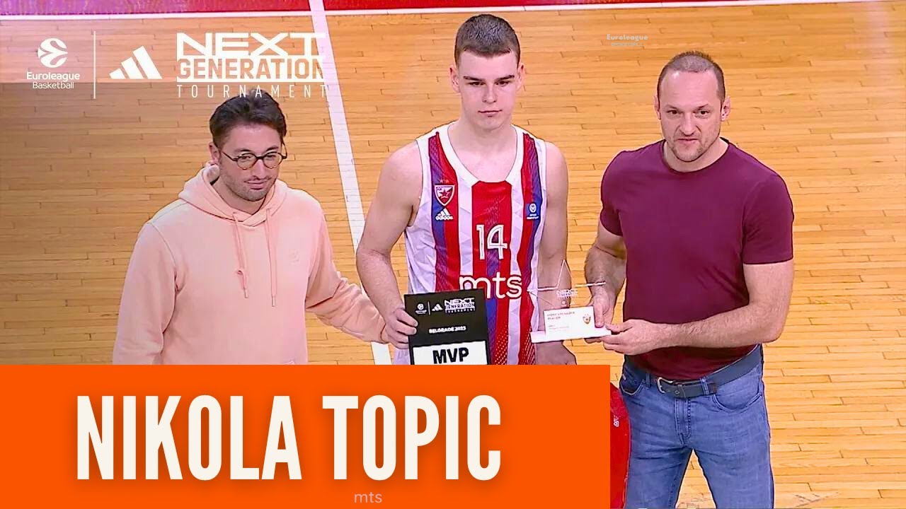 NIKOLA TOPIC U18 | MVP Basketball HIGHLIGHTS | Crvena Zvezda mts ...