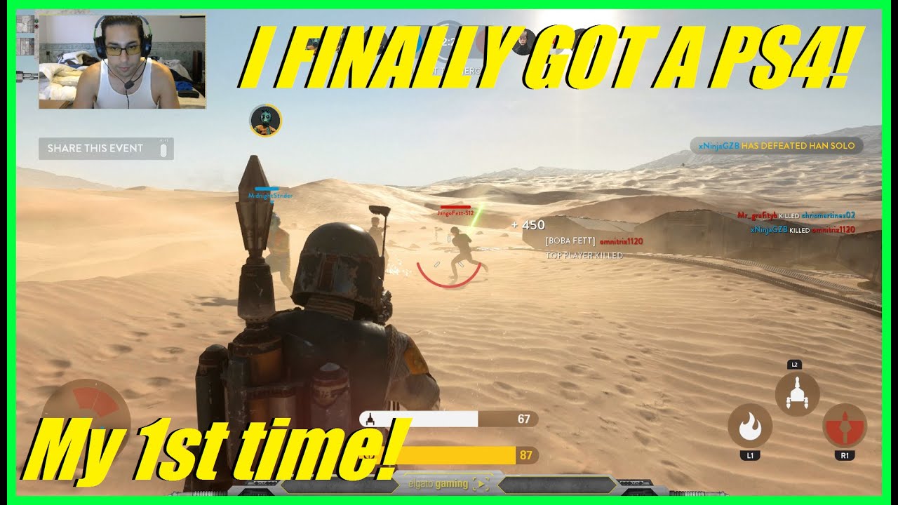 Star Wars Battlefront - I FINALLY GOT A PS4! | My 1st ever PS4 game was ...