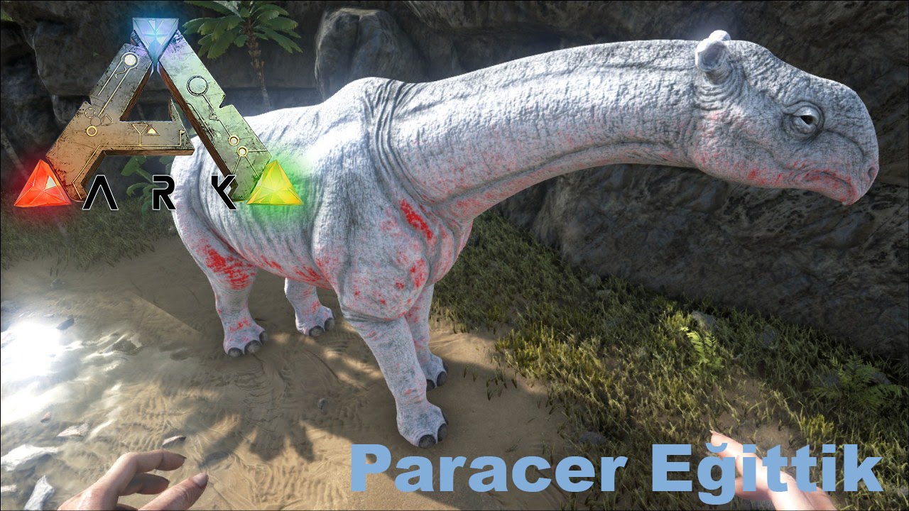 ARK: Survival Evolved S2 Bölüm 17 Paracer Tame ve Demir Zırh Türkçe ...