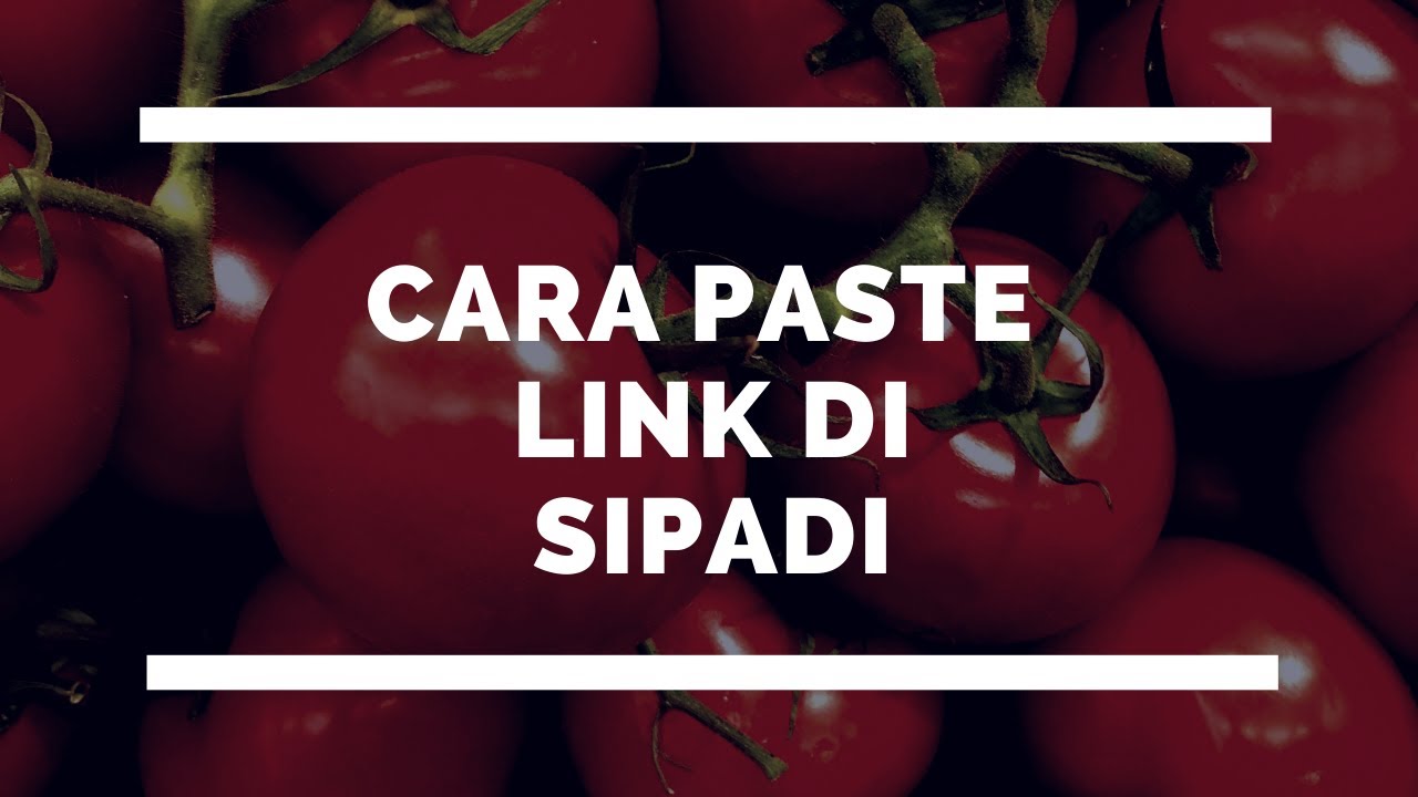 CARA POSTING LINK DI SIPADI - YouTube