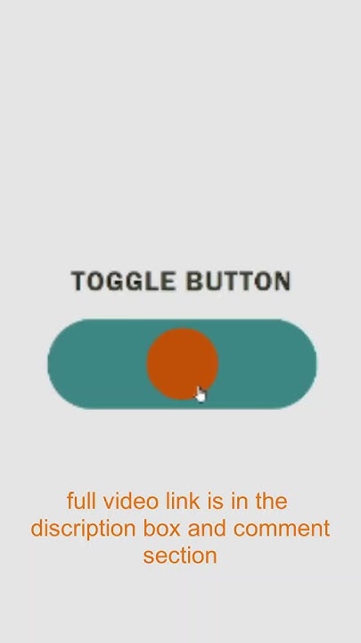3 in one Toggle Button with JavaScript | Toggle Button Using HTML, CSS And JS #shorts # ...