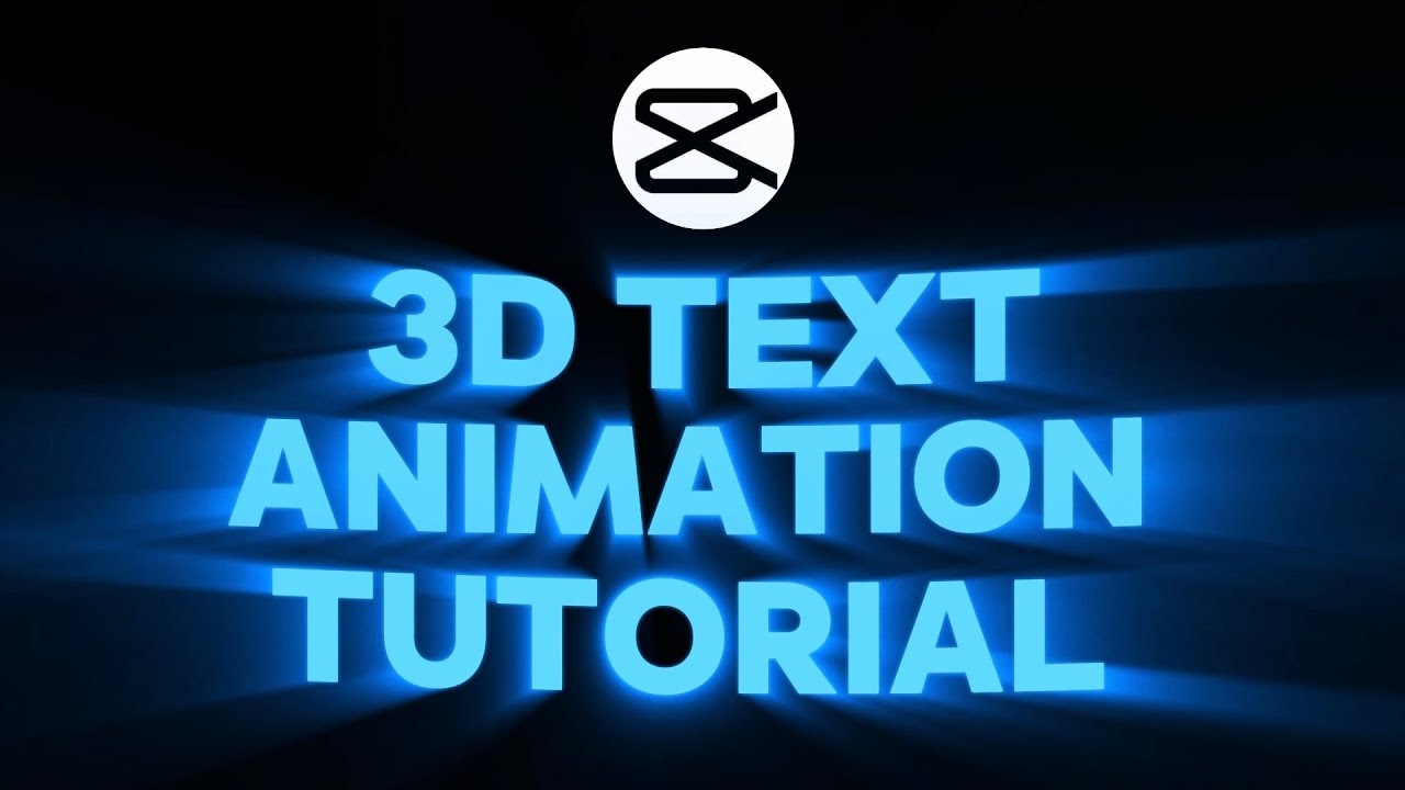 3D Text Animation TUTORIAL | Capcut - YouTube