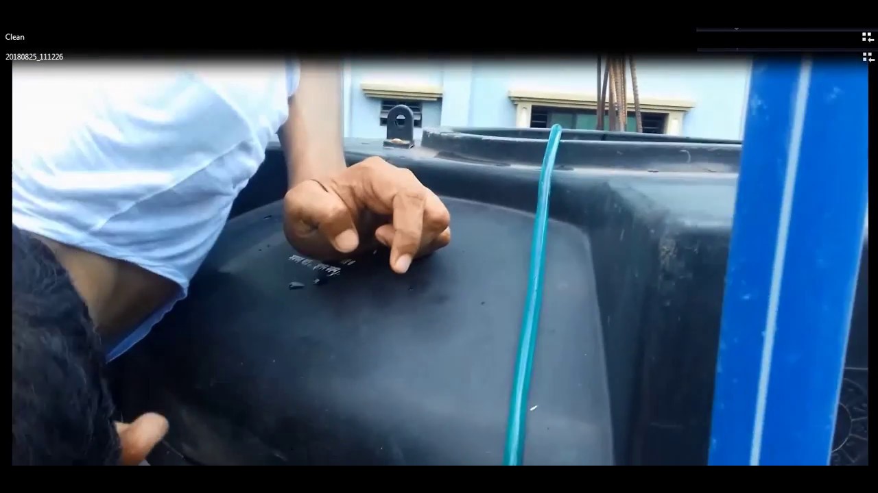 How to Clean Sediment from Water Tank - YouTube