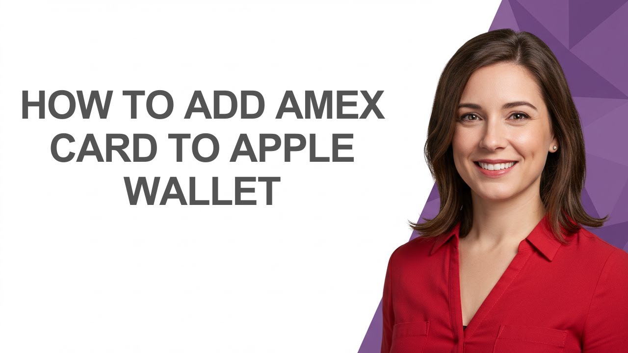 How To Add Amex Card To Apple Wallet - AshleyHowTo - YouTube