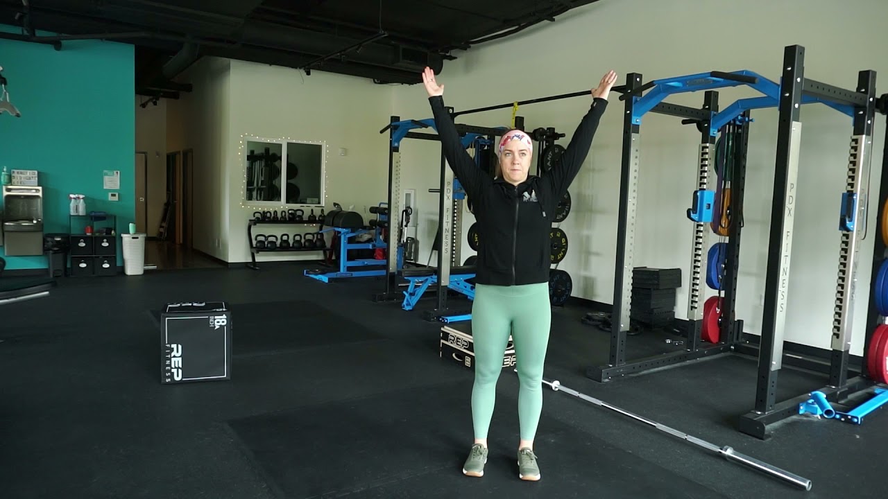 standing arm swings - YouTube