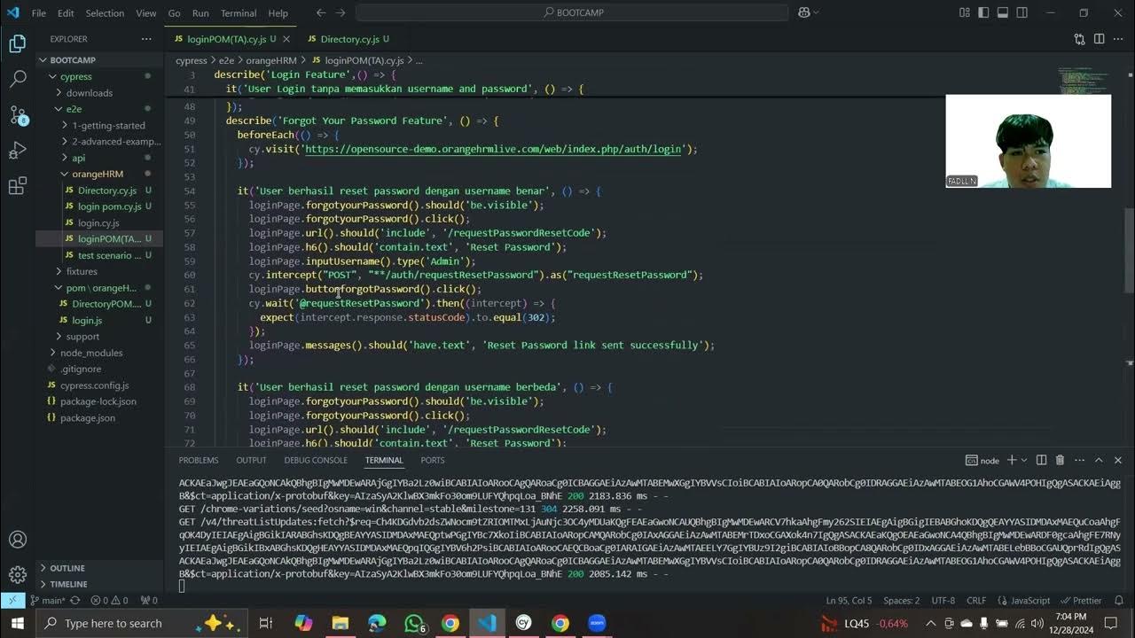 FINAL PROJECT QUALITY ASSURANCE ENGGINEER SANBERCODE - YouTube