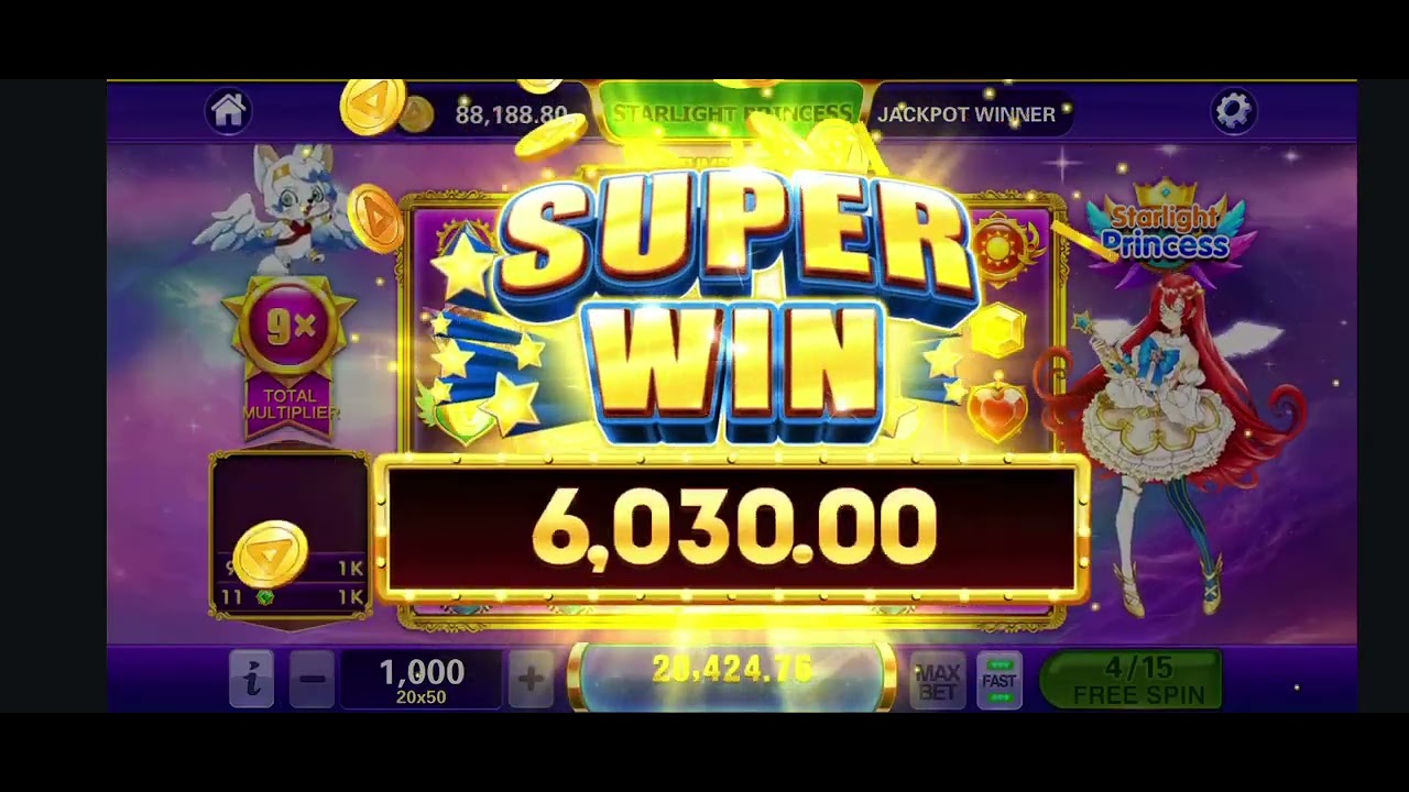 TIMI SloTs Starlight Princess Mega Win - YouTube