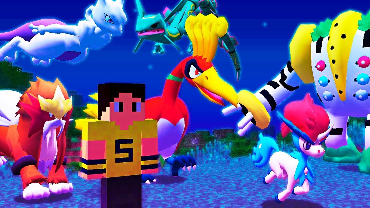 TODOS LENDÁRIOS - Super Pixelmon #1 (Minecraft) - YouTube