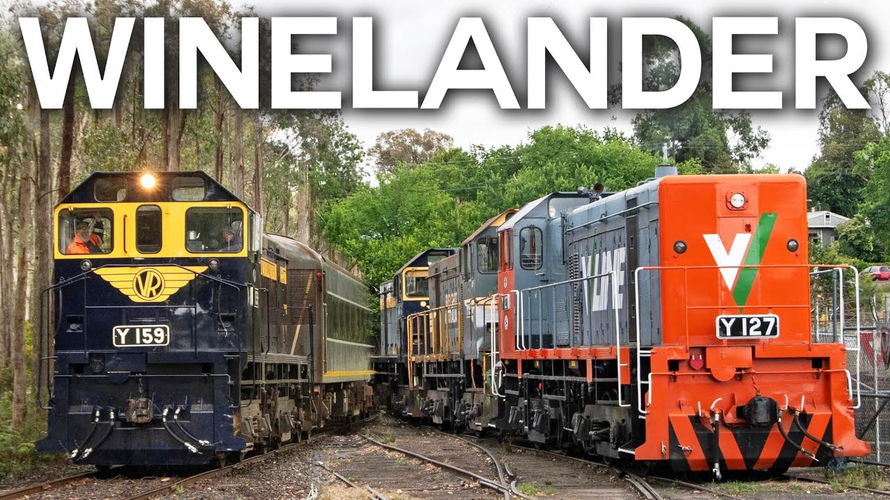 TRIPLE-HEADED Y CLASS DIESELS! (707 Operations' Winelander) | Y127 ...