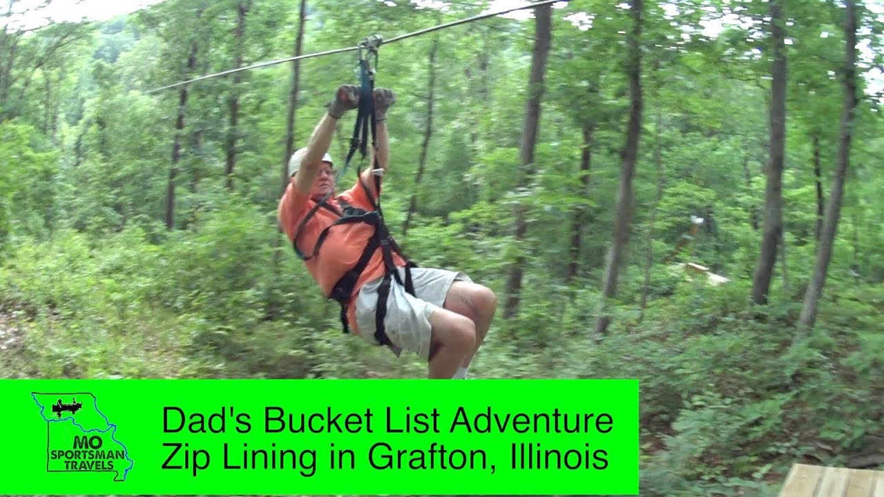 Dad's Bucket List Adventure | Grafton Zip Line | Aerie's Resort - YouTube
