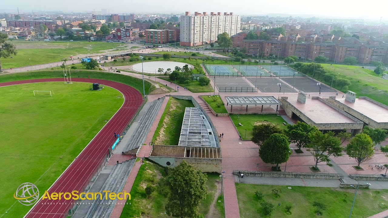 Toma Aérea Parque Timiza Bogotá, Drone AeroScanTech - YouTube