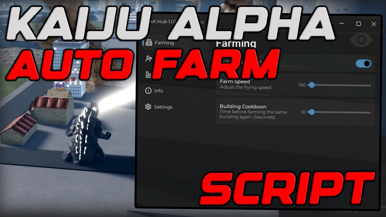 [🔥UPDATE] Kaiju Alpha Script Gui Auto Farm, God Mode, Infinite Cells ...