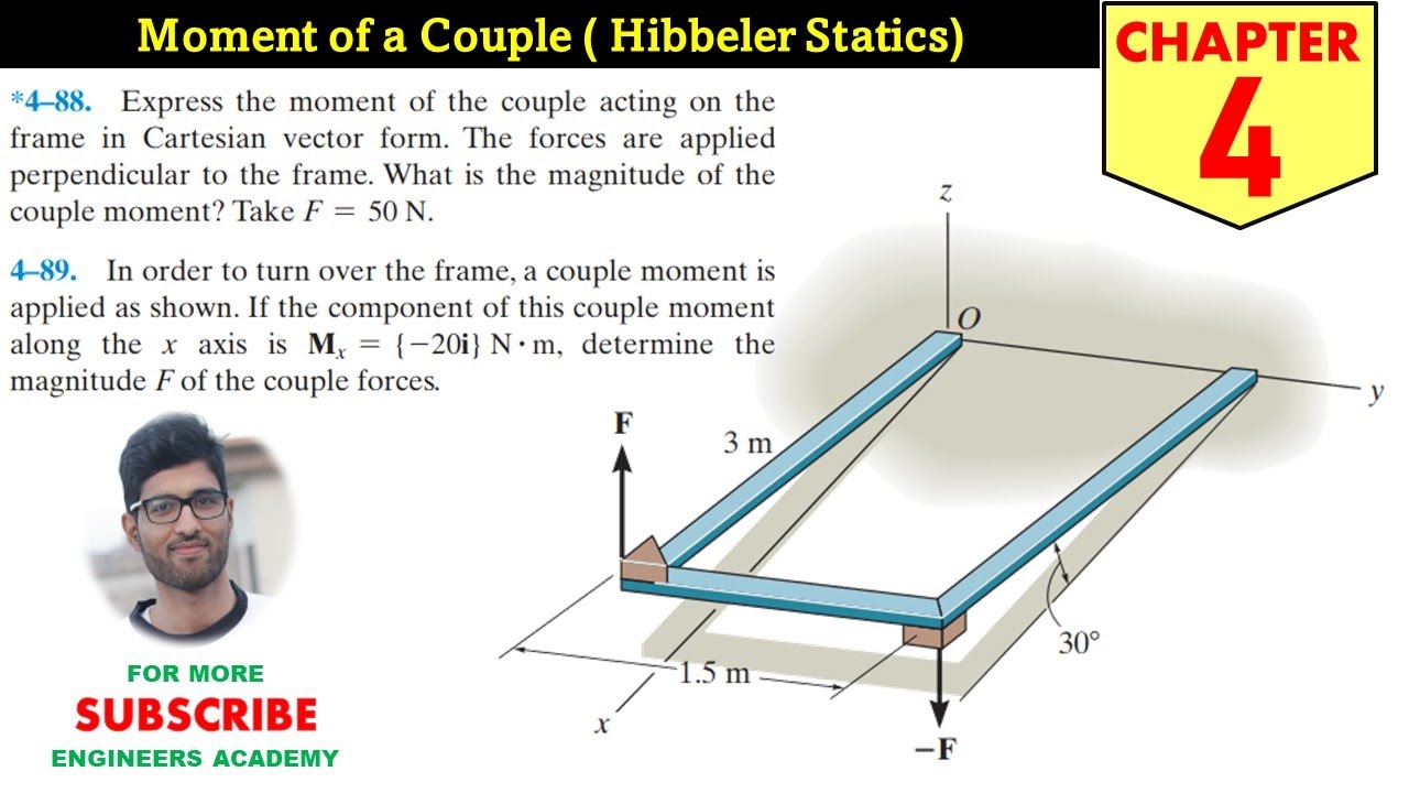4-88 Moment of a Couple Chapter 4 (Hibbeler Statics 14th Edition ...