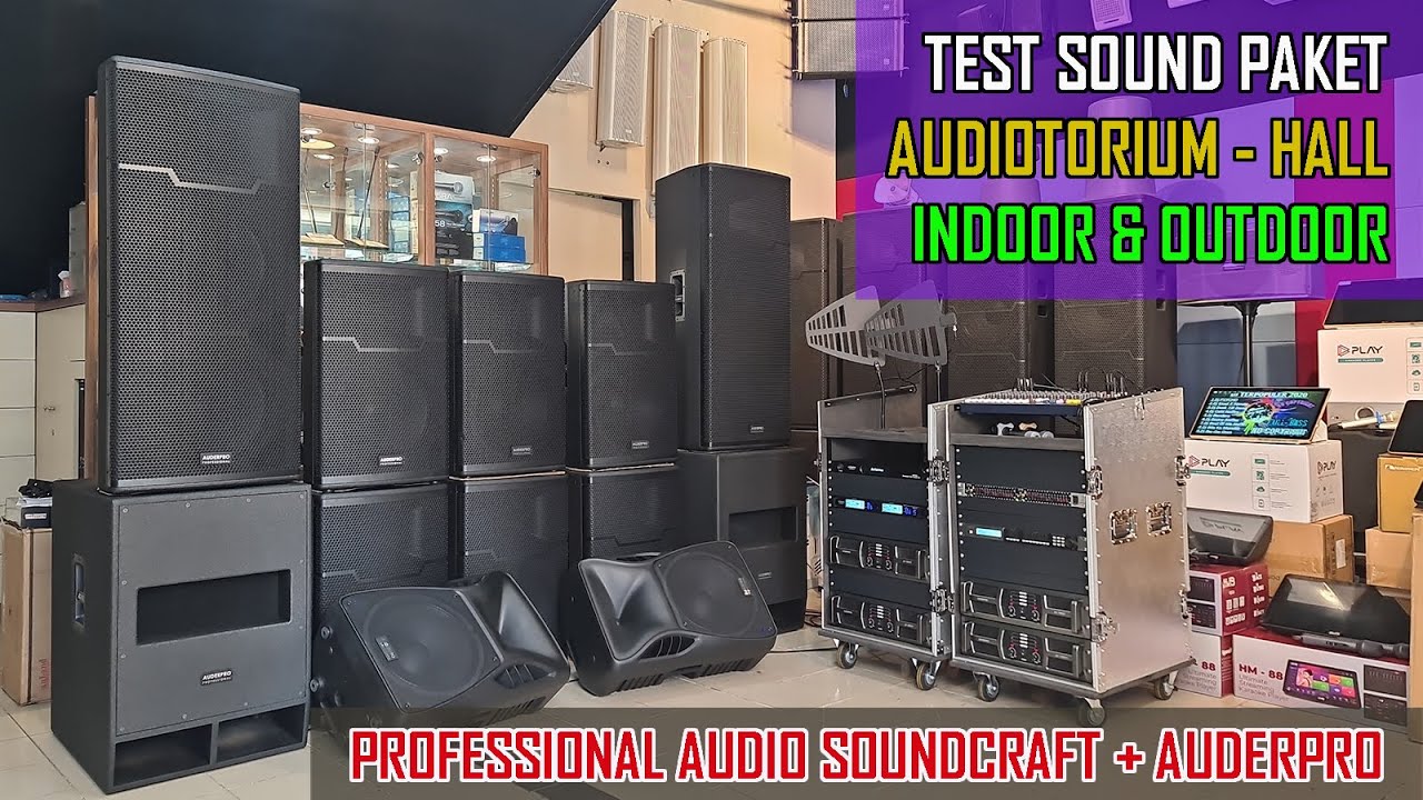 Paket sound system audio live musik untuk indoor & outdoor suaranya ...