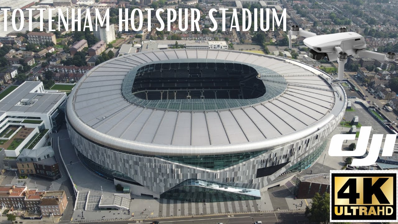 【4K】TOTTENHAM HOTSPUR STADIUM 4K DRONE VIDEO TOUR - YouTube
