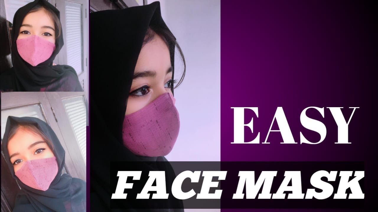 Easy😷 face mask/ cutting and stitching 😍 - YouTube