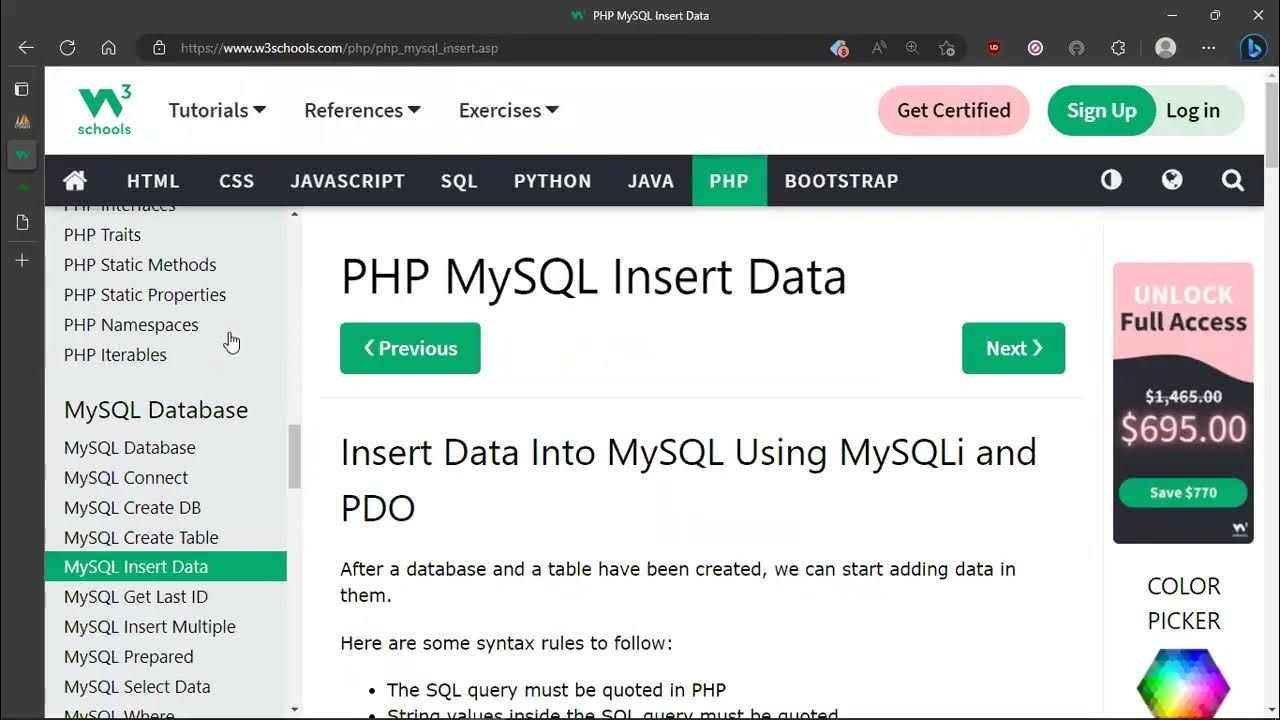 PHP MySQL 2 - YouTube