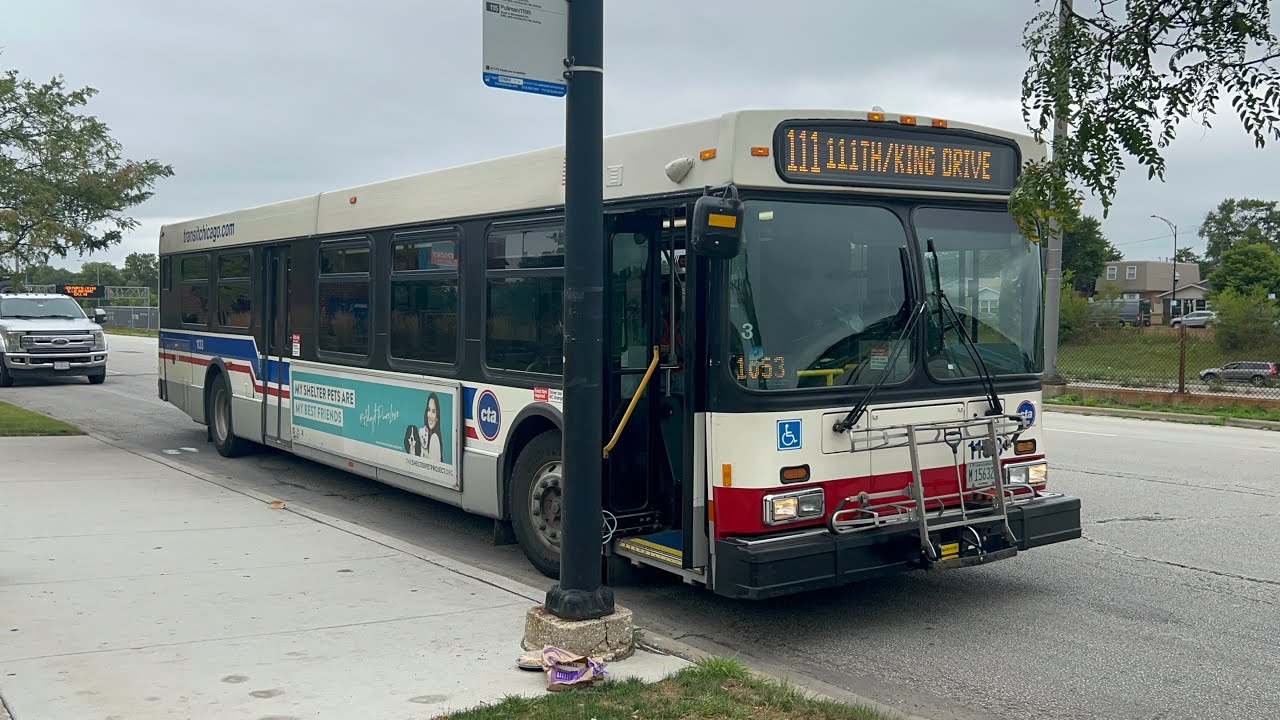 CTA Bus 111 111th/King Drive From 117th/Marshfield To Cottage Grove CTA ...