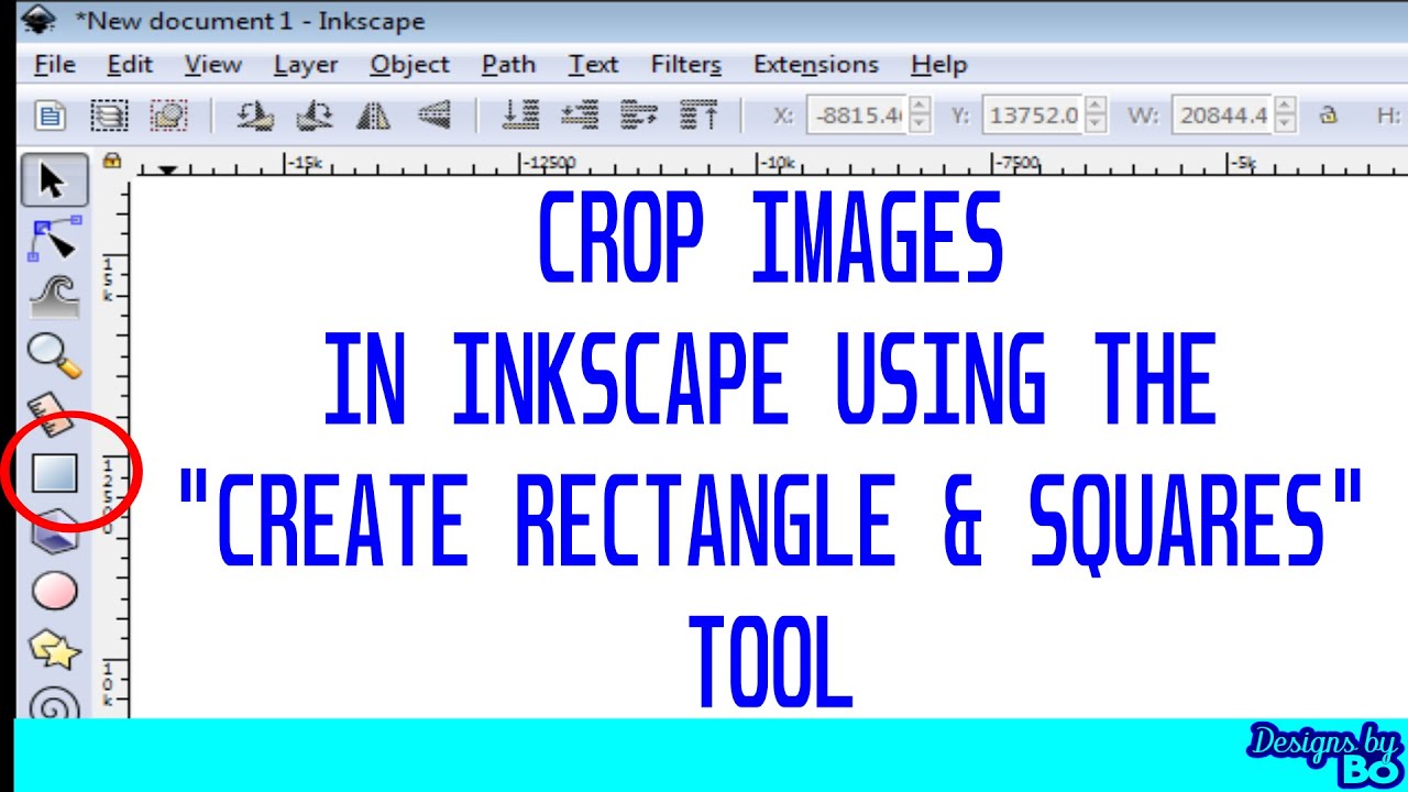 Crop Images In Inkscape Using The Create Rectangles Squares Tool Crop Images In Inkscape Using The Create Rectangles Squares Tool