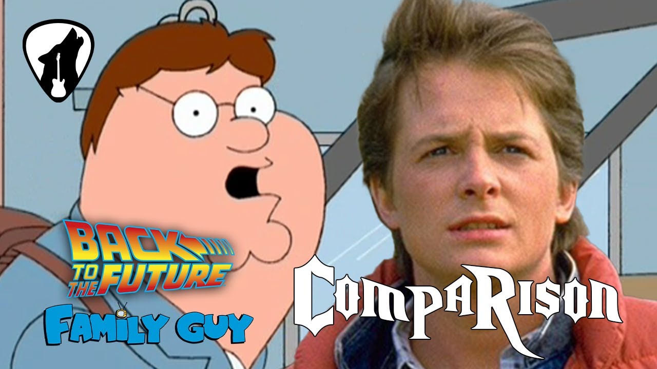 Back to the Future - Late for School Scene - Family Guy Vs. Original ...