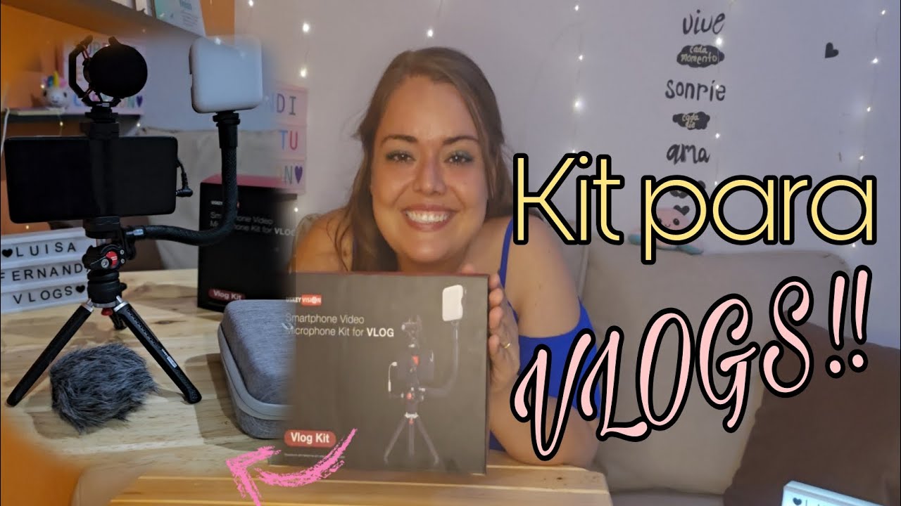 La mejor herramienta para tus videos! ... VLOG KIT USKEY VISION ...